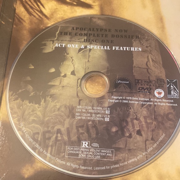 Media | Apocalypse Now The Complete Dossier Dual Feature Dvd | Poshmark